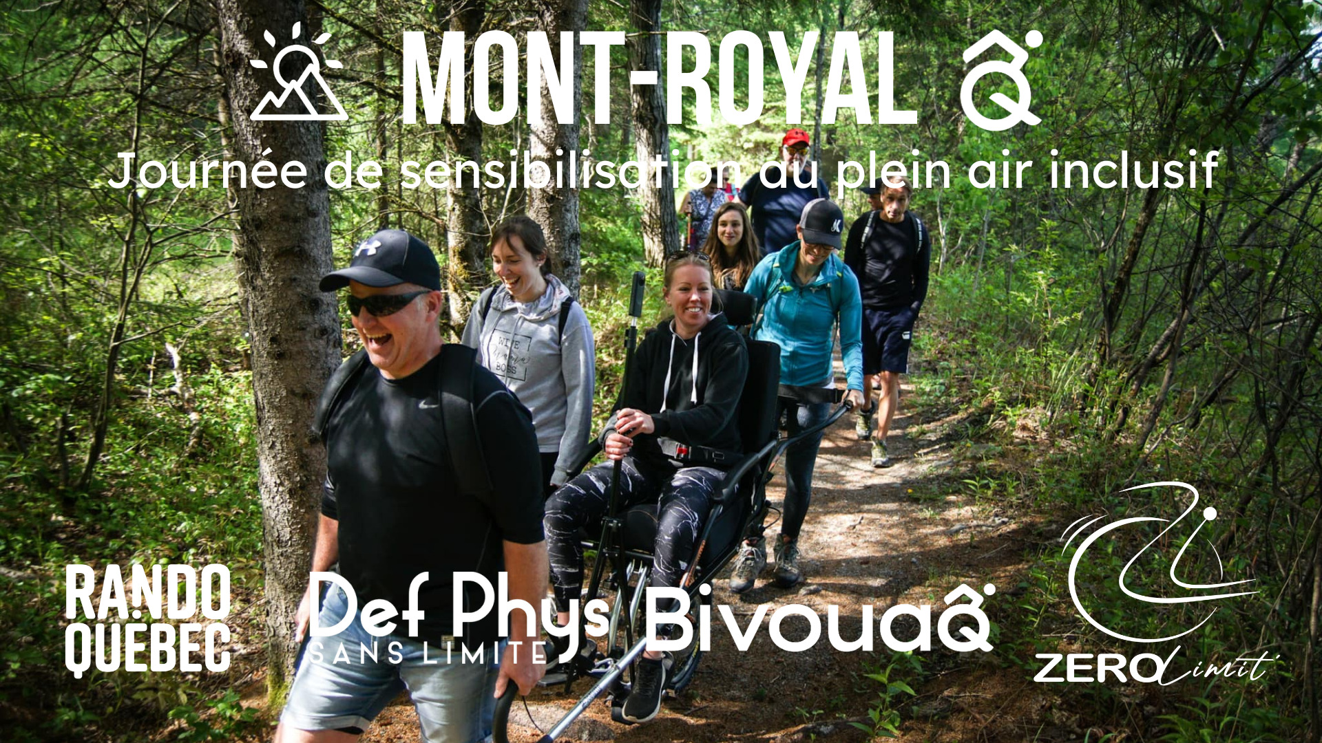 Inclusive hike at the Mont Royal - Zero Limit