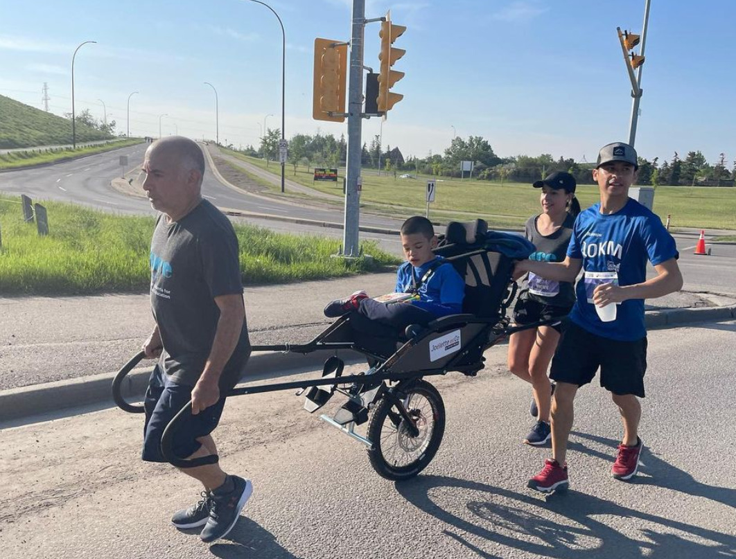 Une Joëlette au Marathon de Calgary - Zero Limit